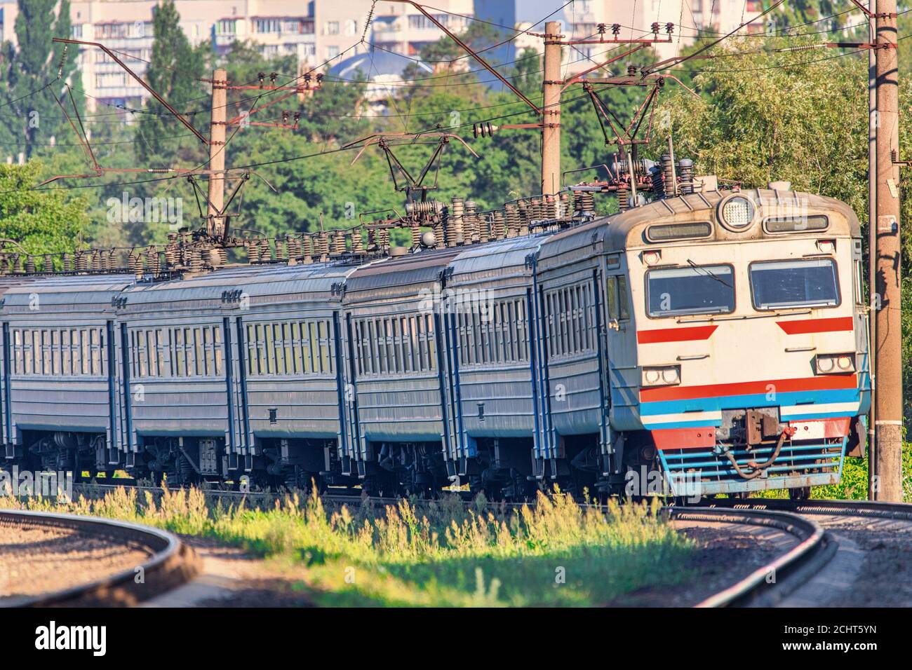 Train travels along route hi-res stock photography and images - Alamy