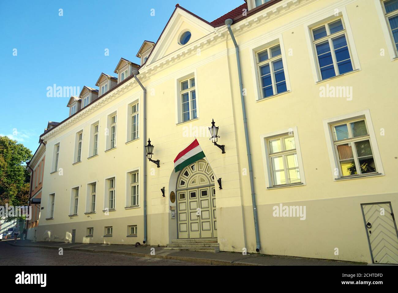 Hungarian embassy, Old Town, Tallinn, Estonia, Europe Stock Photo - Alamy