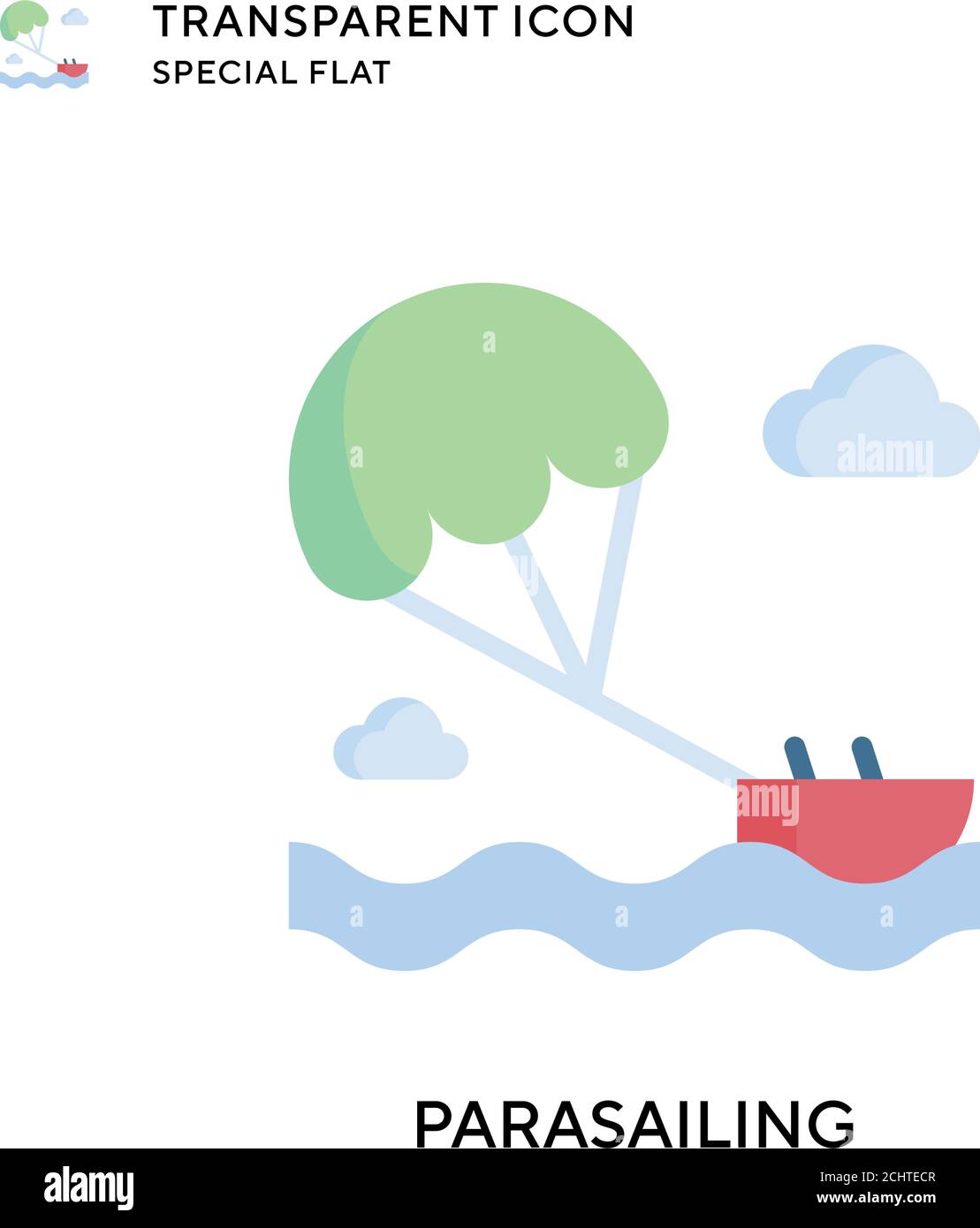 Parasailing vector vectors hi-res stock photography and images - Alamy