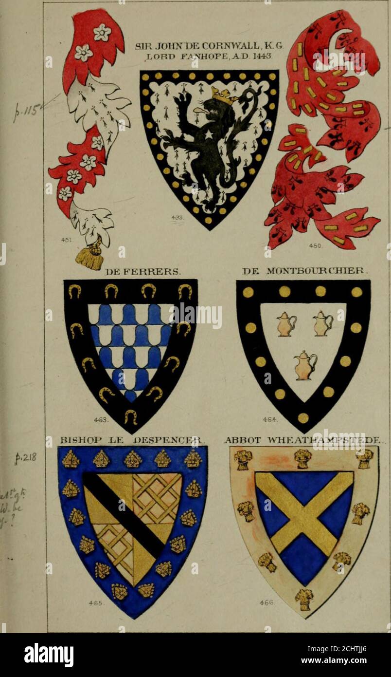 . Heraldry, historical and popular . e Bordure of France of John ...