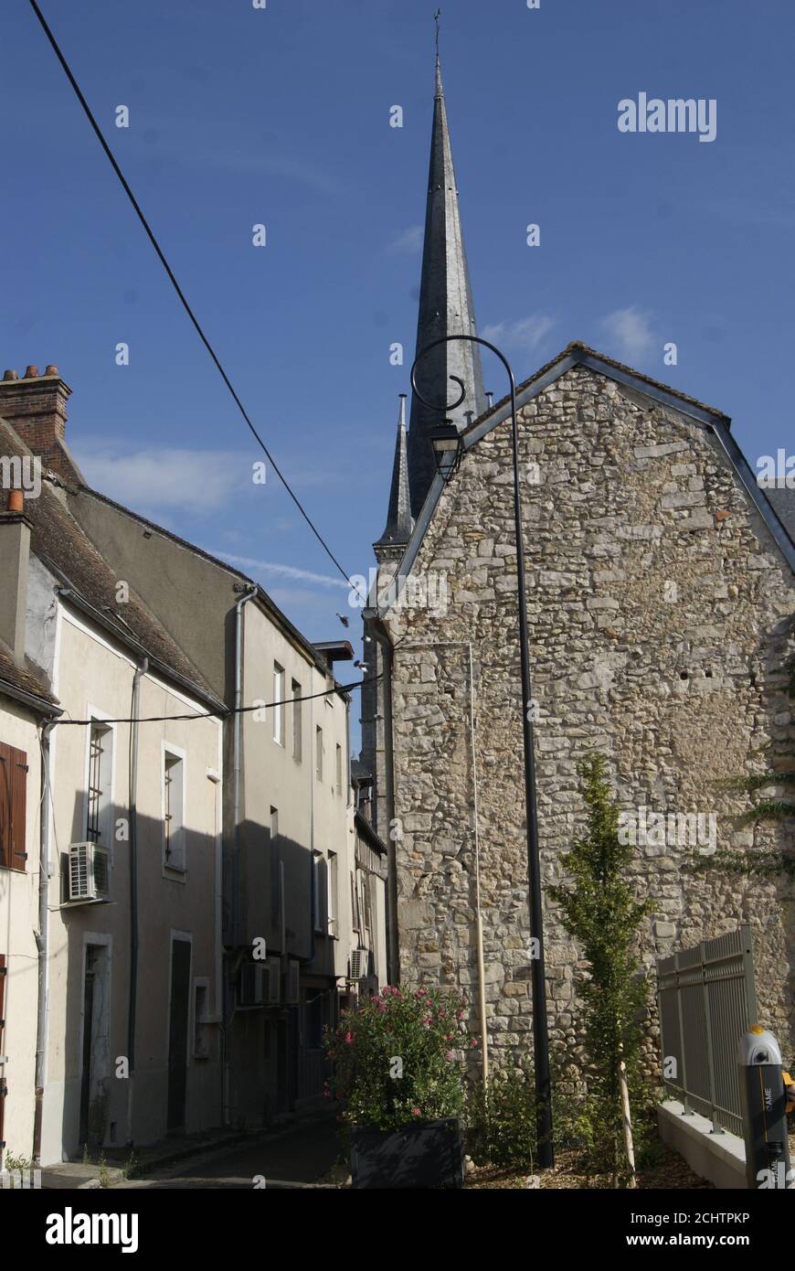 La ville de Nemours,Seine et Marne,France.Architecture Stock Photo - Alamy