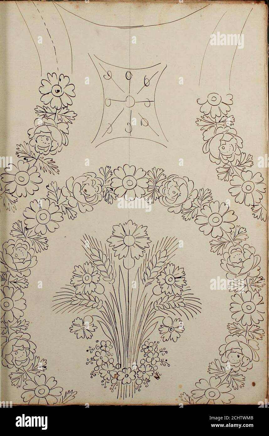 . Directoire designs for textiles Stock Photo - Alamy