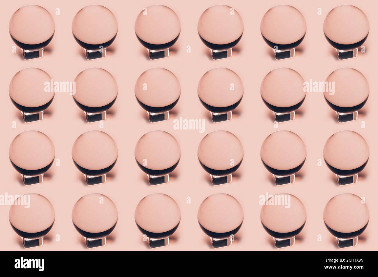 Pattern from Clear Crystal Ball Stock Photo - Alamy
