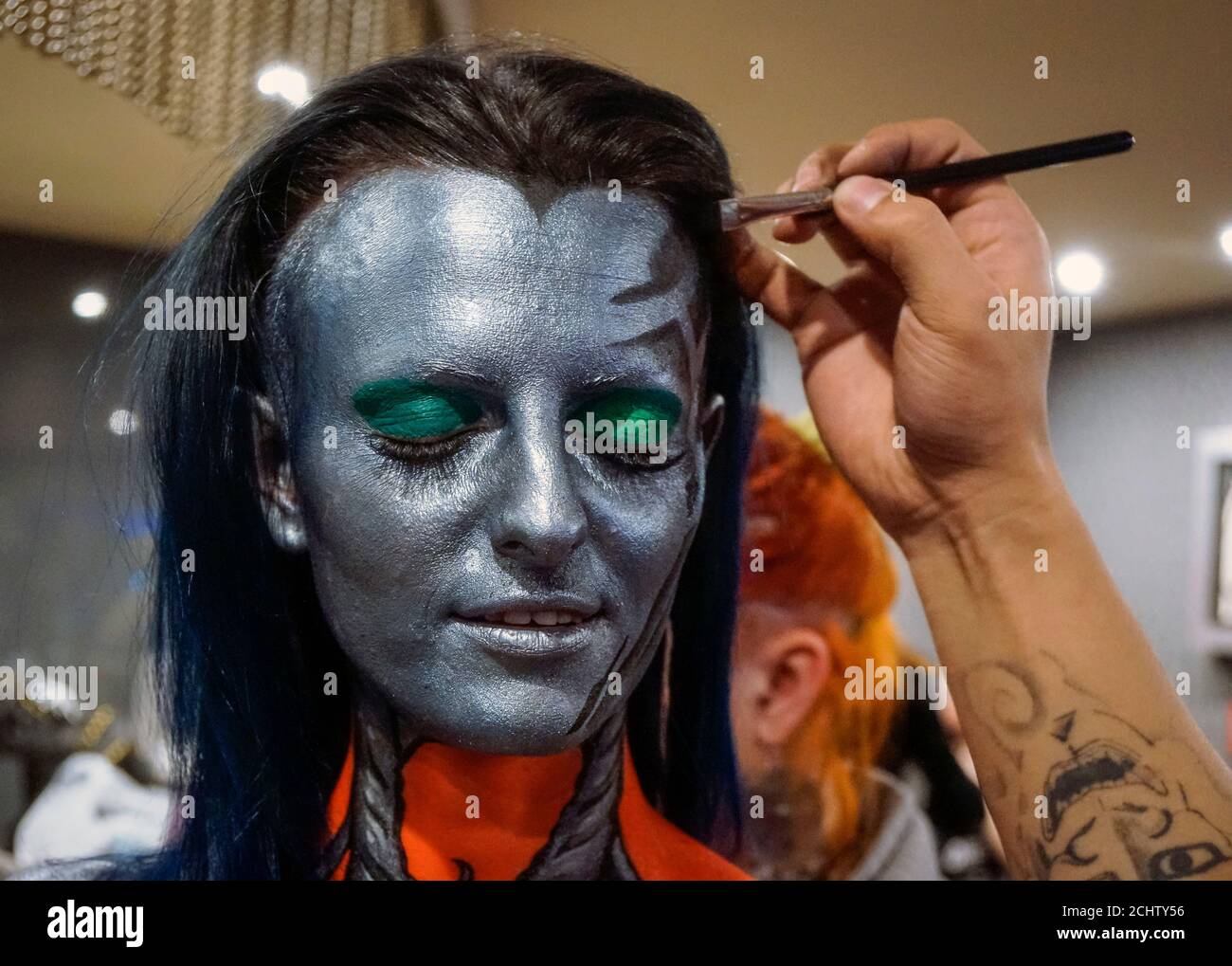 Body art festival hi-res stock photography and images - Alamy