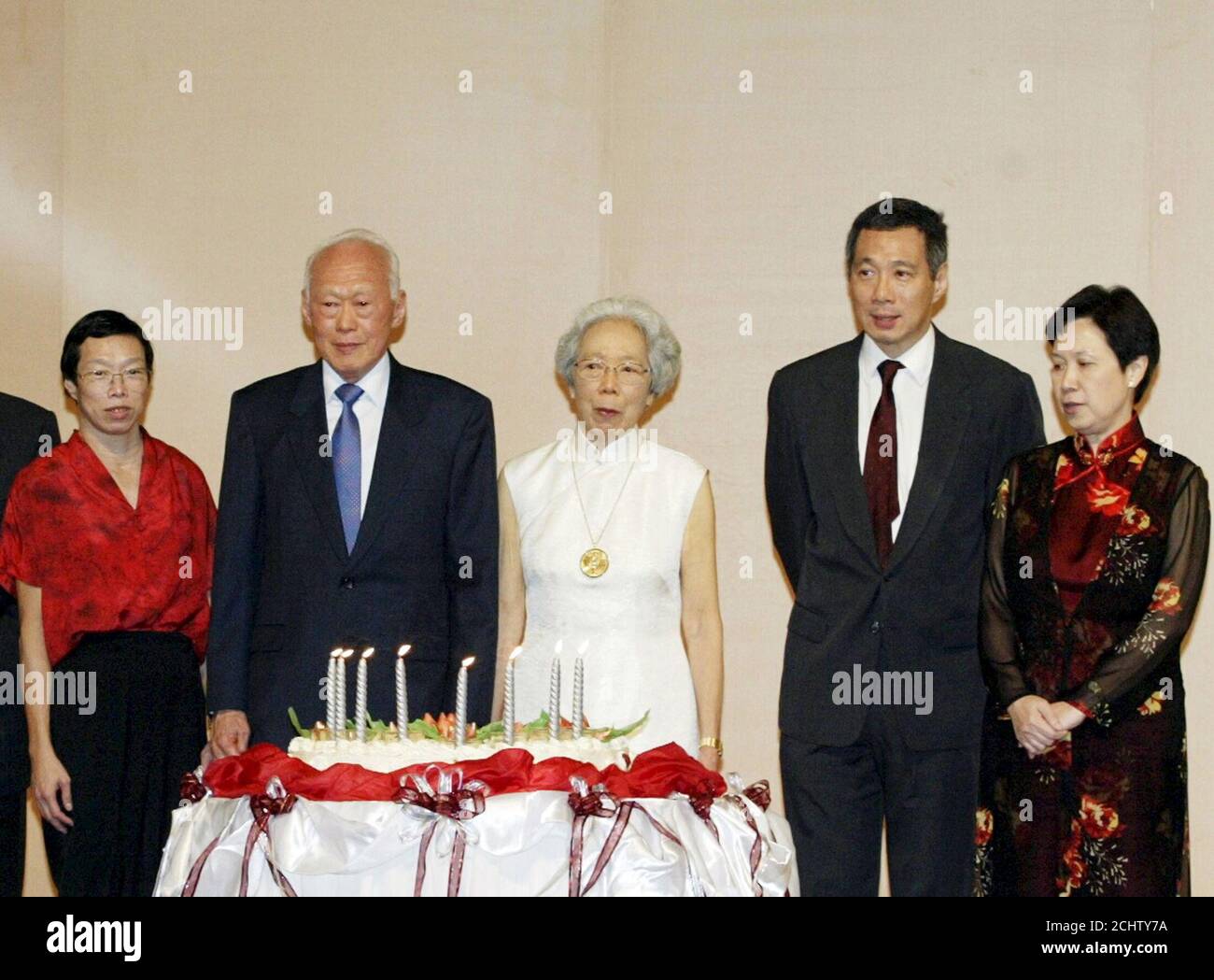 Lee kuan yew and family hi-res stock photography and images - Alamy
