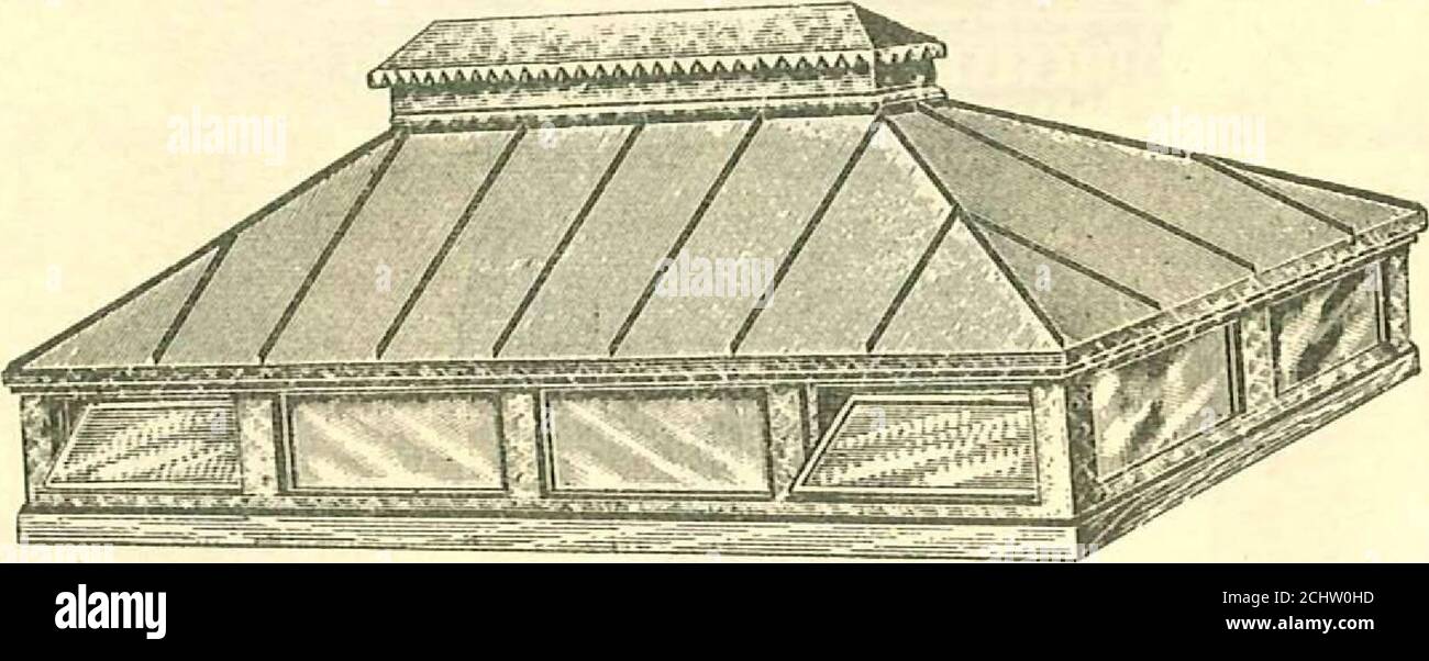 . Roofing Catalog No. 9 . Fig. 247.Hipped Turret Skylight, with ...