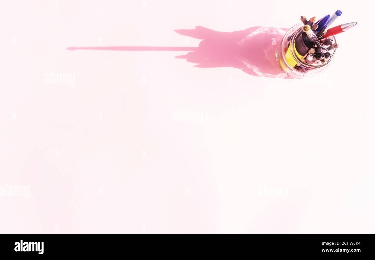 creativity concept, stationery and other items related to creativity ...