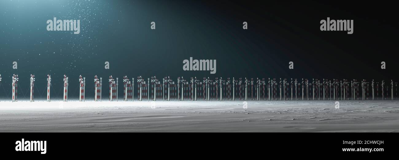 3d illustration, various communication antennas Stock Photo - Alamy
