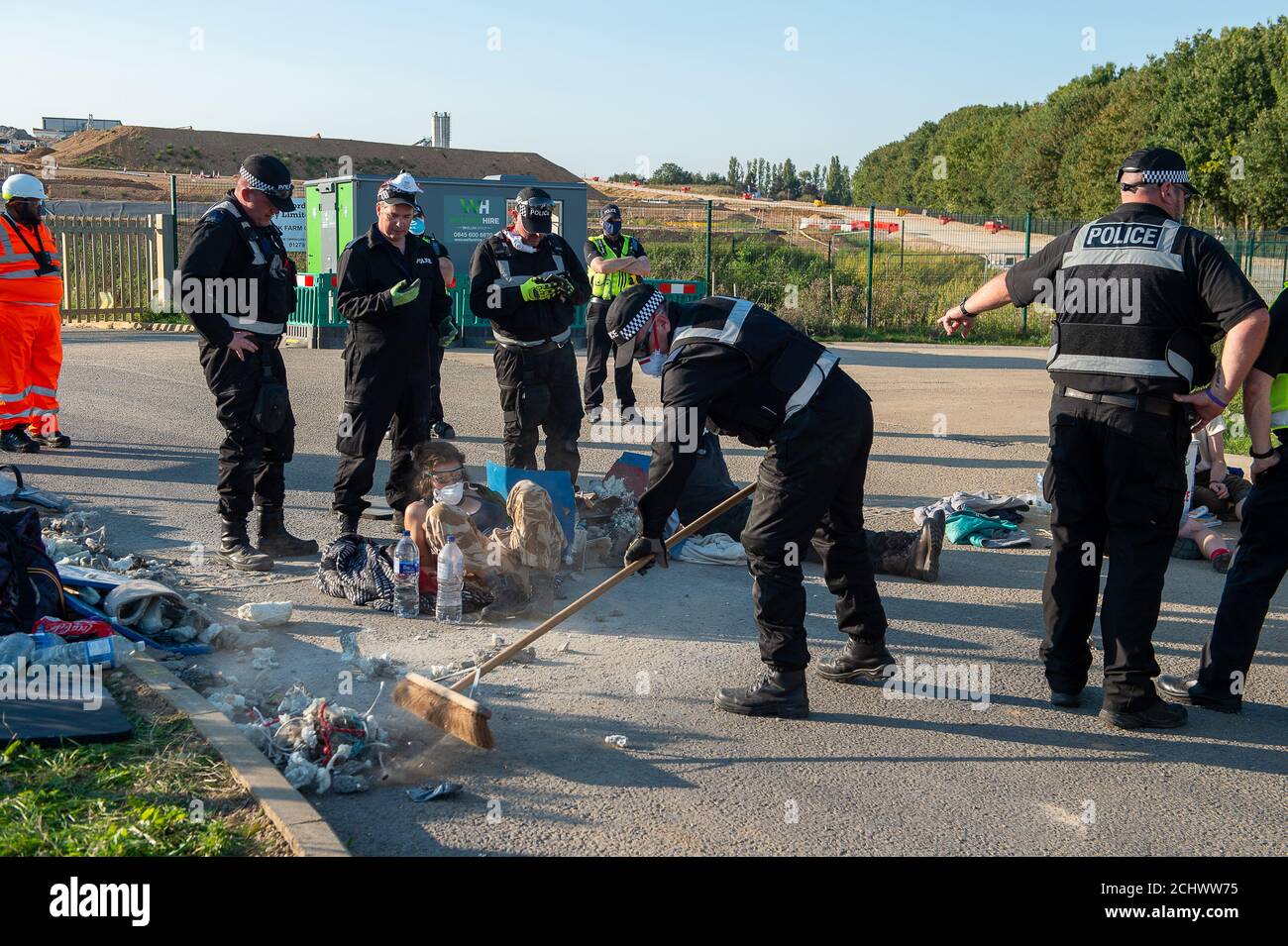Specialist protest removal team hi-res stock photography and images - Alamy