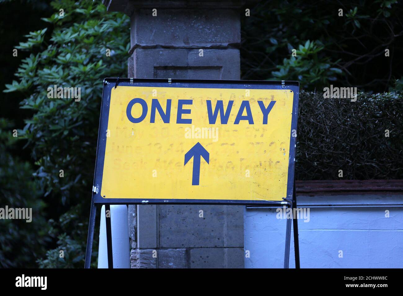 Moveable road signs hi-res stock photography and images - Alamy