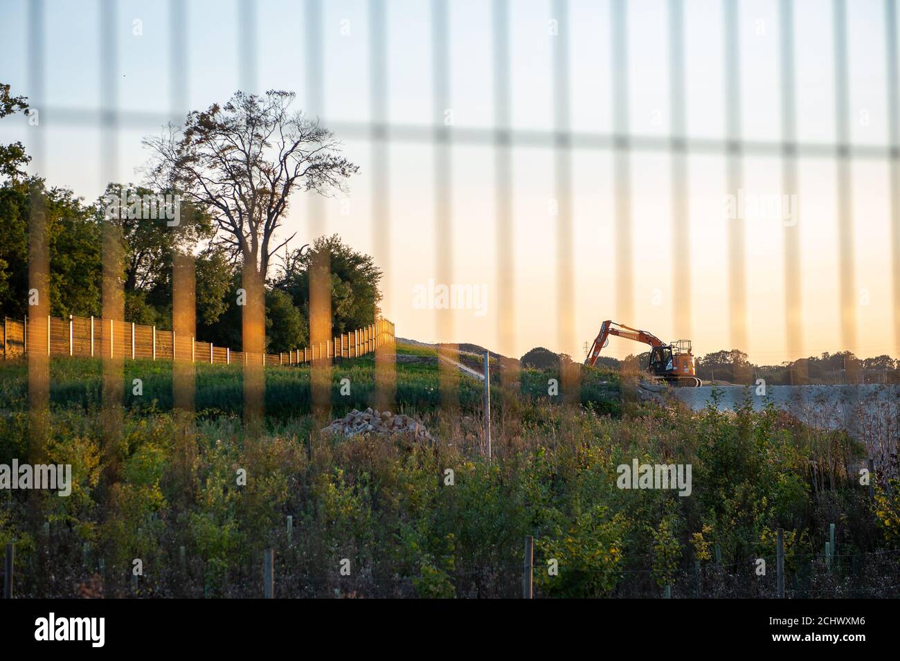 West Hyde, Hertfordshire, UK. 14th September, 2020. Stop HS2 ...