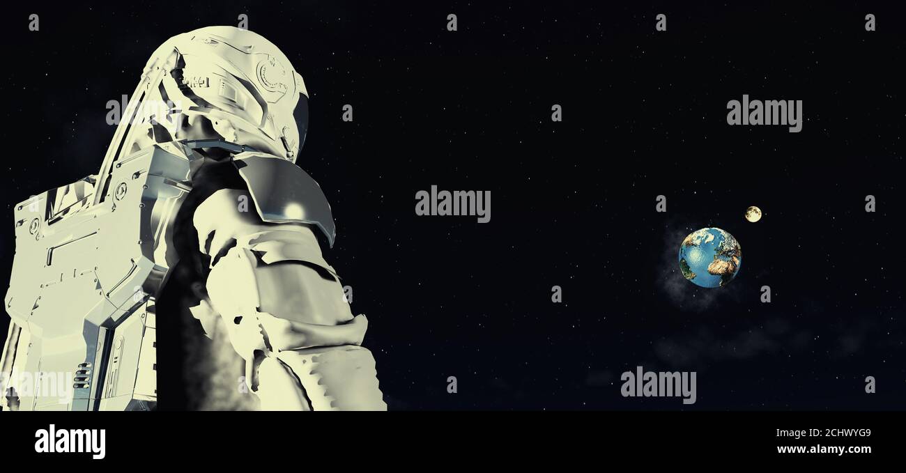 Illustration planet earth looking hi-res stock photography and images ...