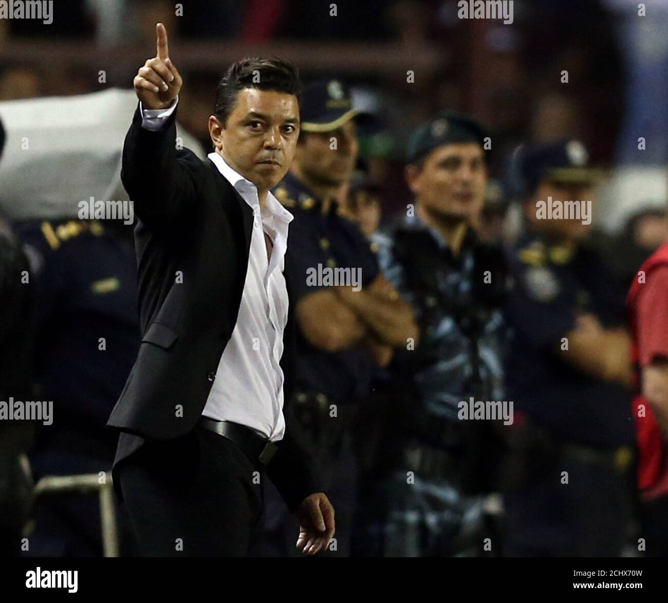 Coach marcelo gallardo argentinas river hi-res stock photography and ...