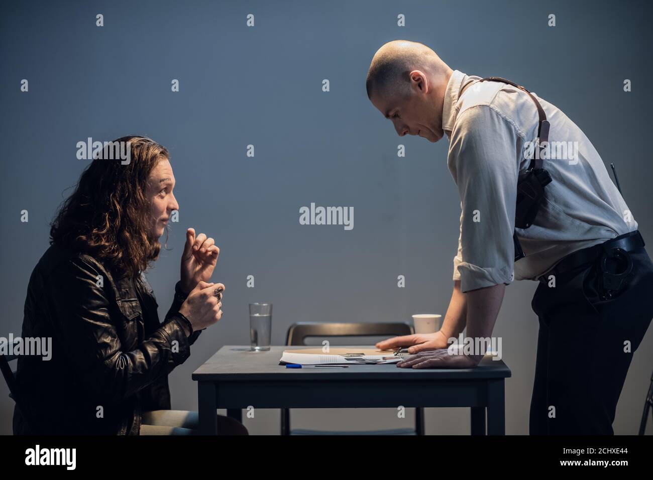 Police interview room sign hi-res stock photography and images - Alamy