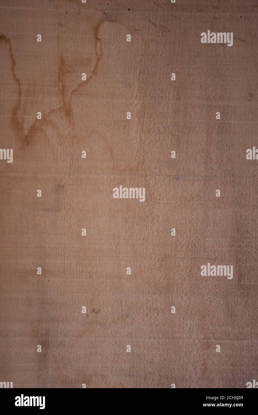 Close up of light solid wood with stains. Available in various formats ...