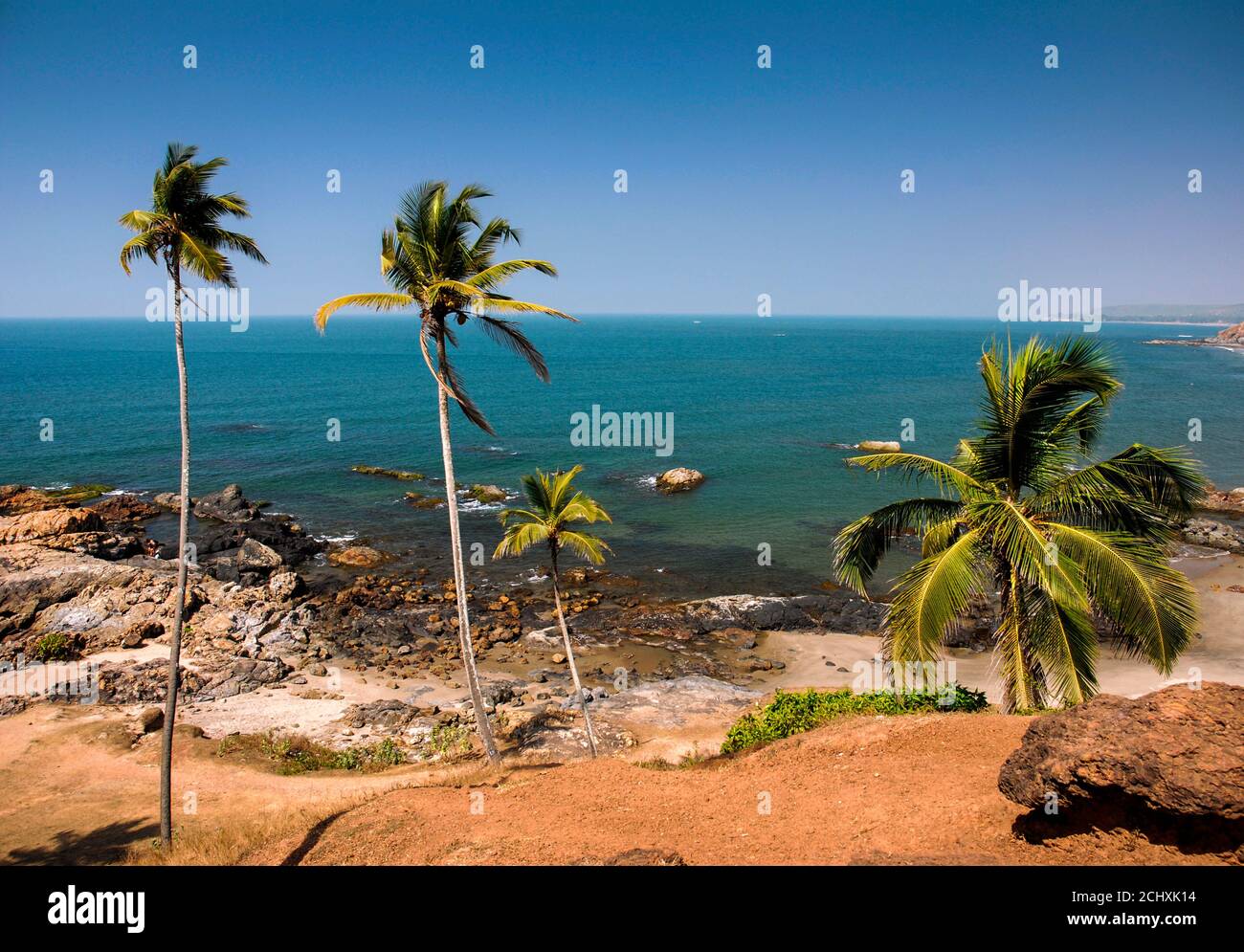 Vagator beach hi-res stock photography and images - Alamy