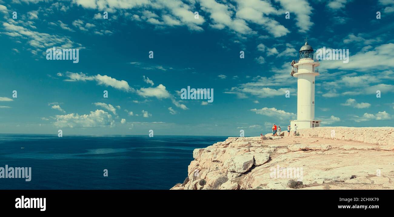 Beautiful lighthouse ibiza hi-res stock photography and images - Alamy