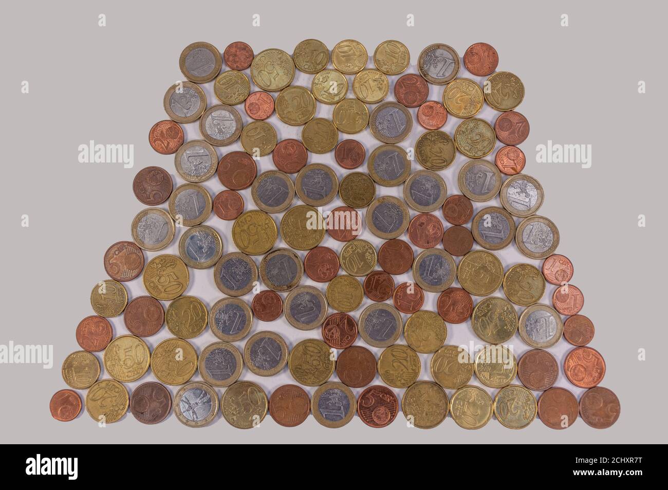 Three euro coins dollar hi-res stock photography and images - Alamy