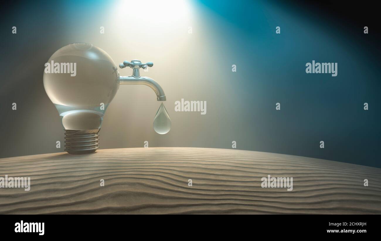 Eco bulb 3d illustration hi-res stock photography and images - Alamy