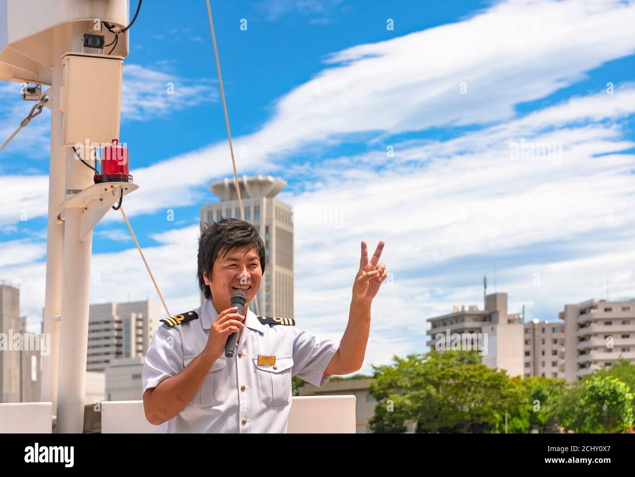 Japanese Tourist Peace Sign