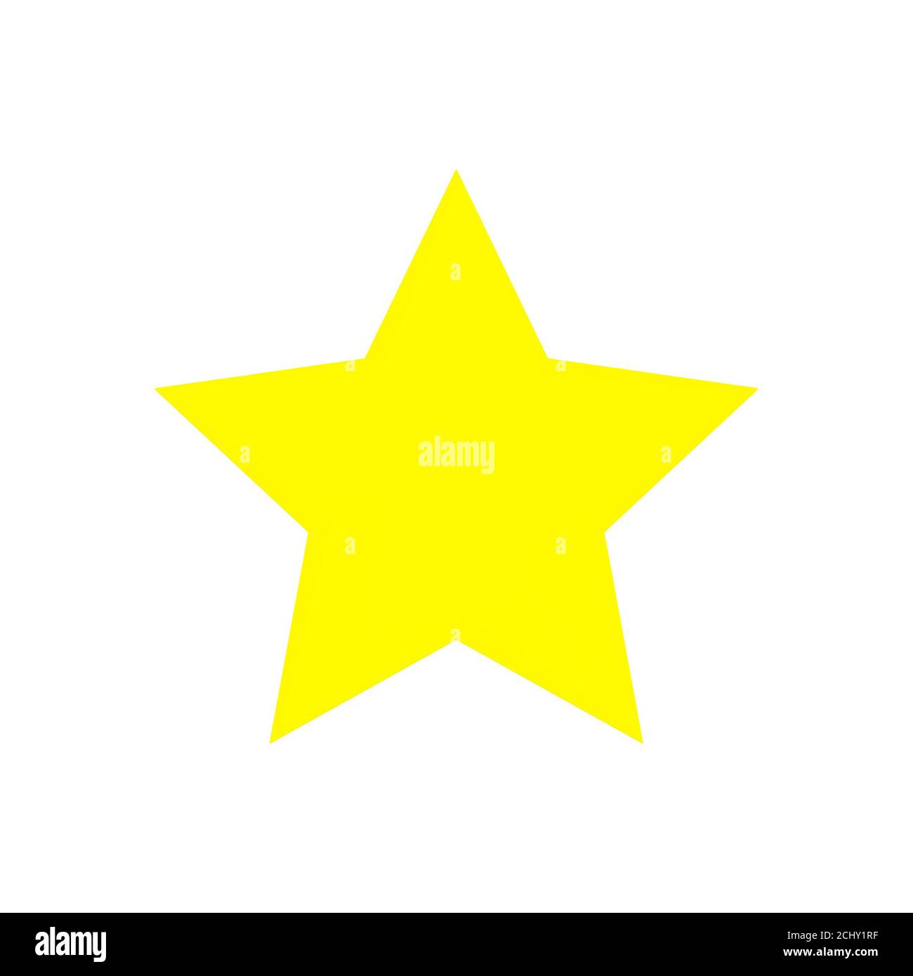 Colorful star isolated on white background Stock Photo - Alamy