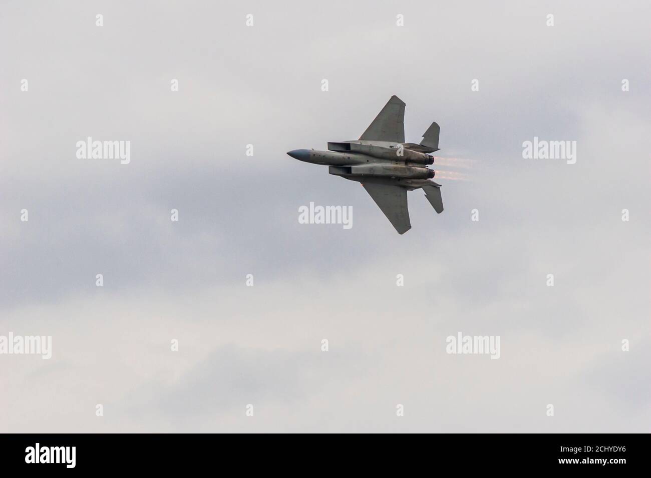 F-18E Super Hornet demonstration at Wings Over Houston Air Show Stock ...