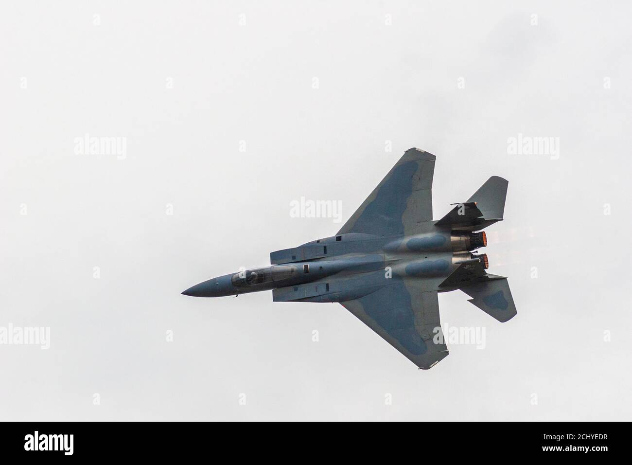 F-18E Super Hornet demonstration at Wings Over Houston Air Show Stock ...