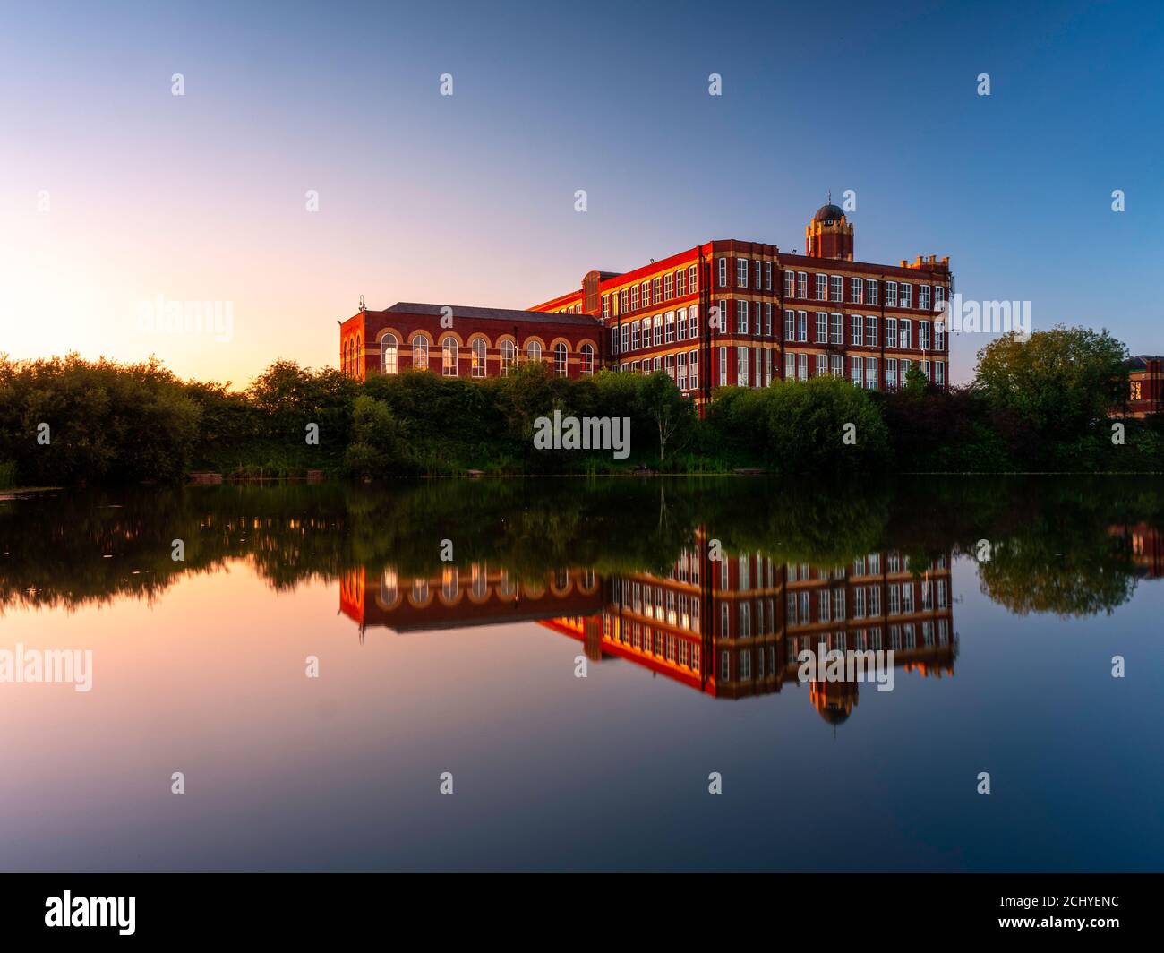 Coppull Ring Mill in Chorley, Lancashire. Also known as Coppull Mill ...