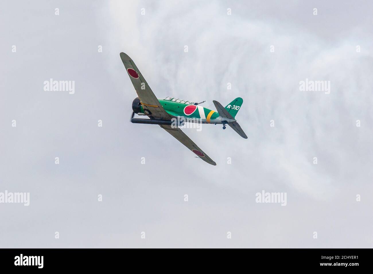 Commemorative Air Force World War II re-enactment performance at Wings ...