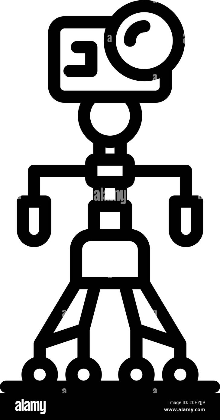 Retro robot computer display Cut Out Stock Images & Pictures - Alamy