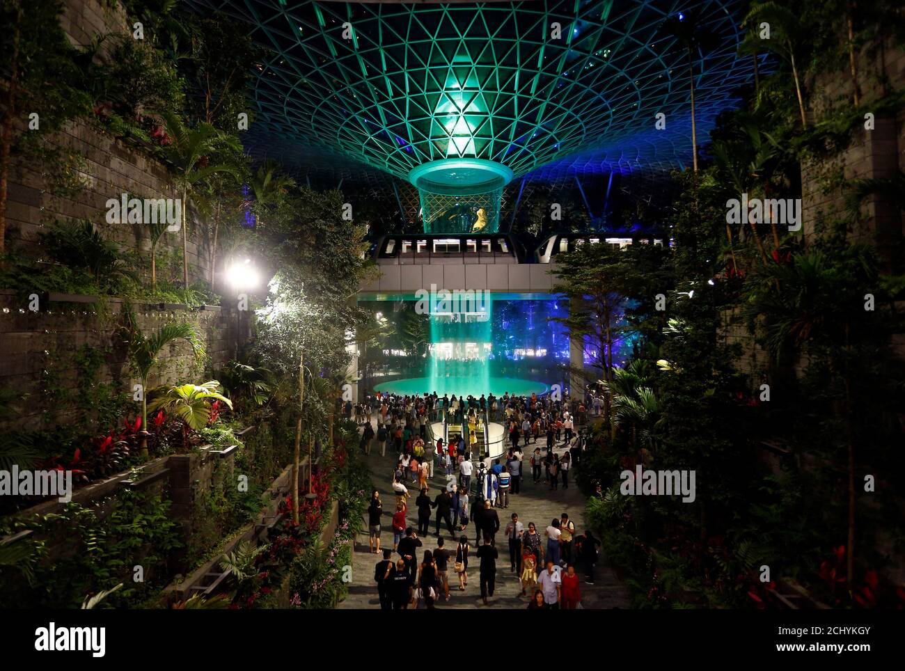 Singapore rain vortex hi-res stock photography and images - Alamy