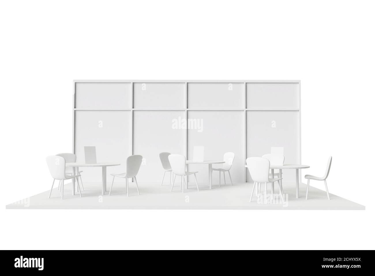 3d interior design blank lounge Cut Out Stock Images & Pictures - Alamy