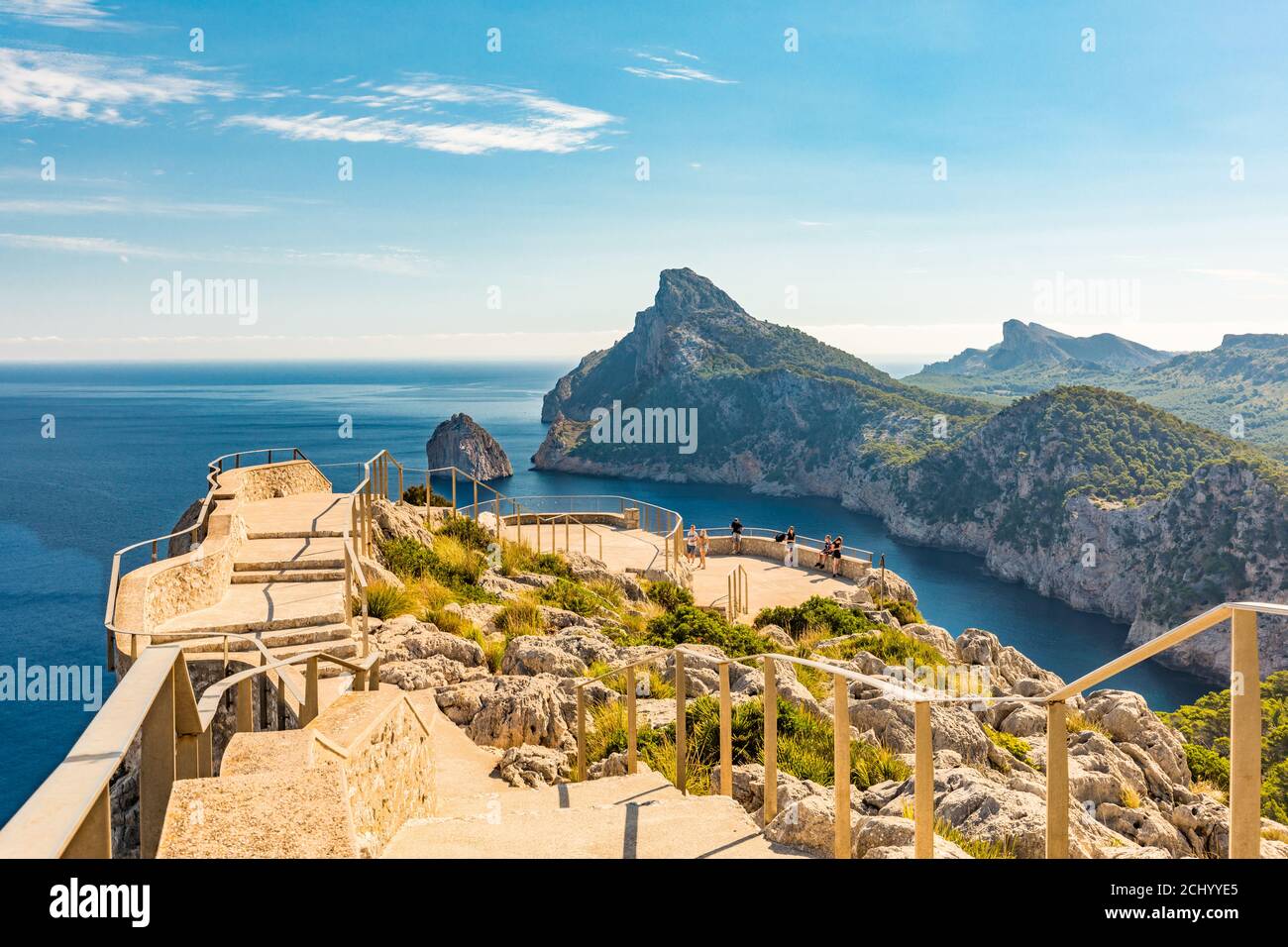 Cape Formentor area and surroundings, coast of Mallorca, Spain Stock ...