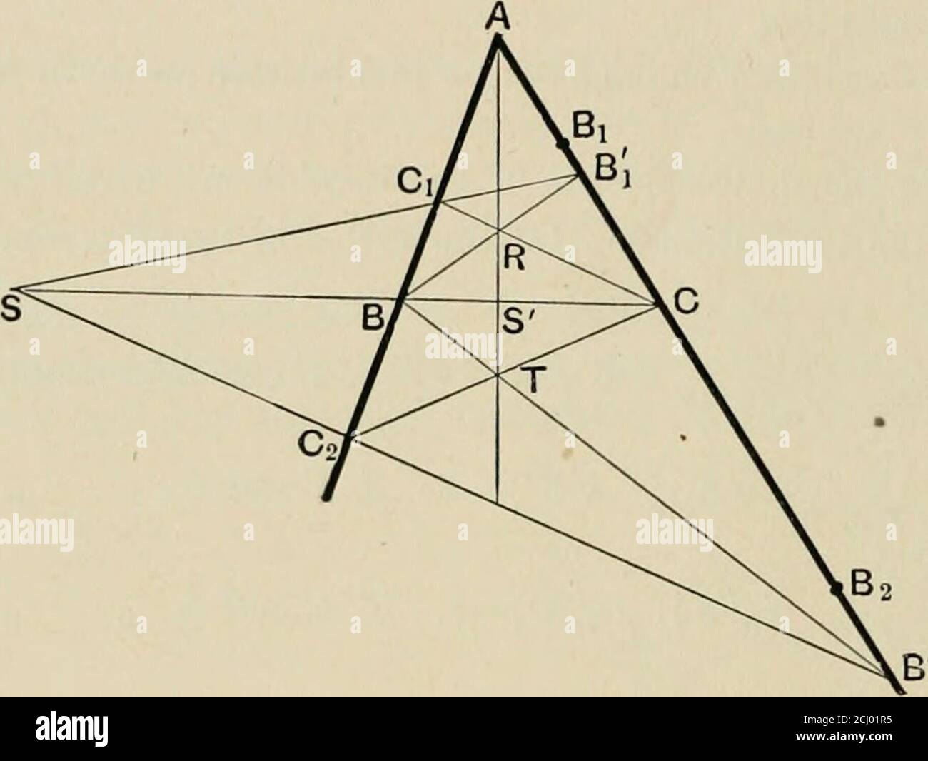 . The principles of projective geometry applied to the straight line ...
