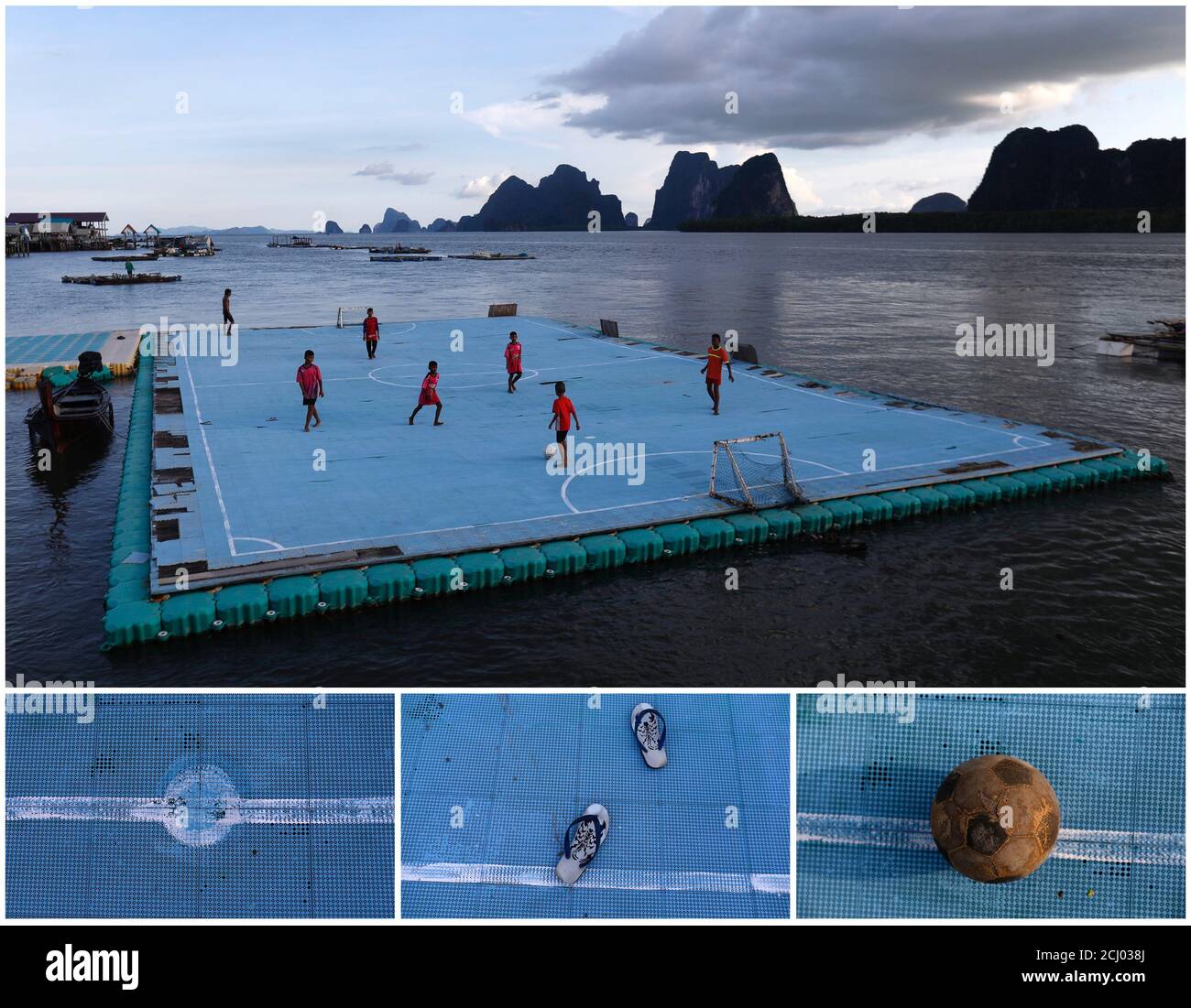 Football pitch floating Cut Out Stock Images & Pictures - Alamy