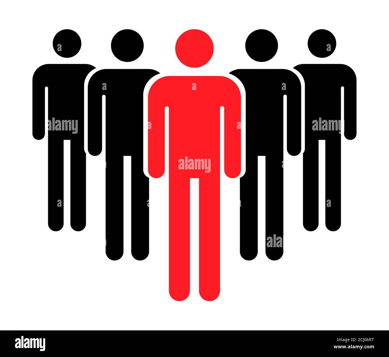 Grouping people flat icon isolated on white background. Teamwork symbol ...