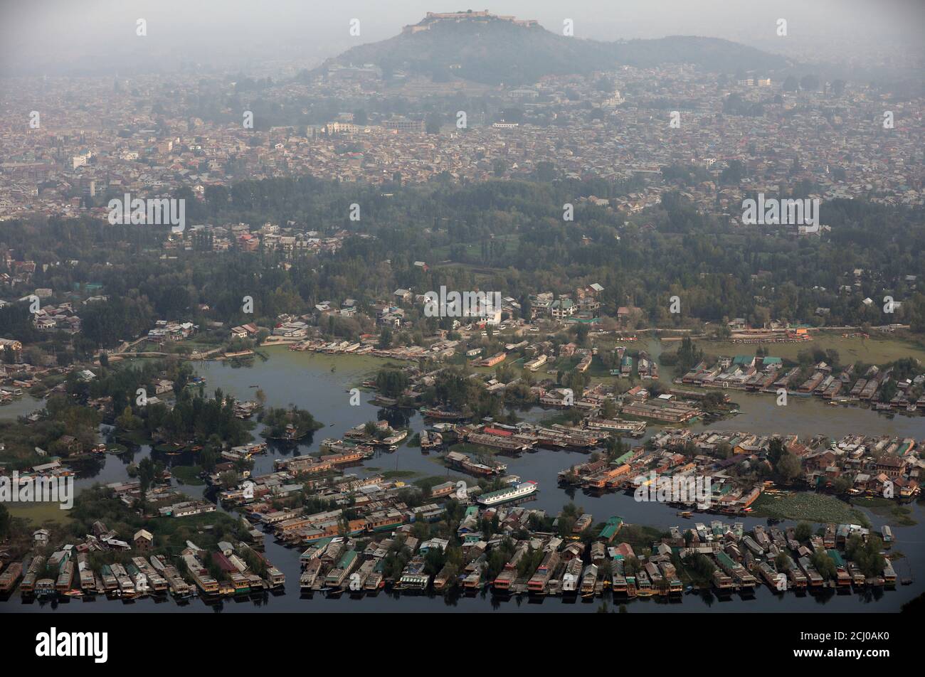 Dal Lake Srinagar Aerial High Resolution Stock Photography and Images ...