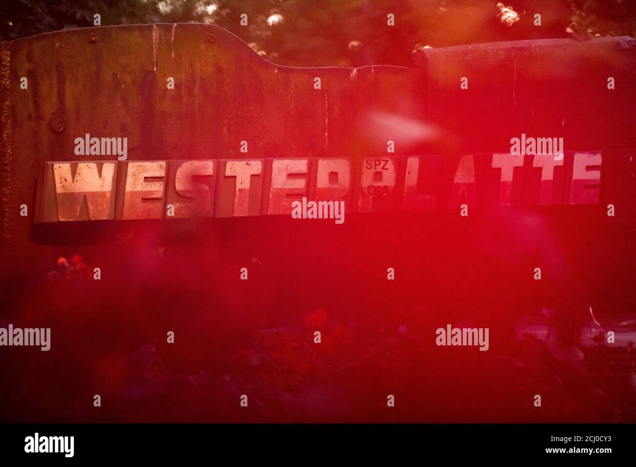 Westerplatte sign to memorize Polish soldiers who defended Wojskowa ...