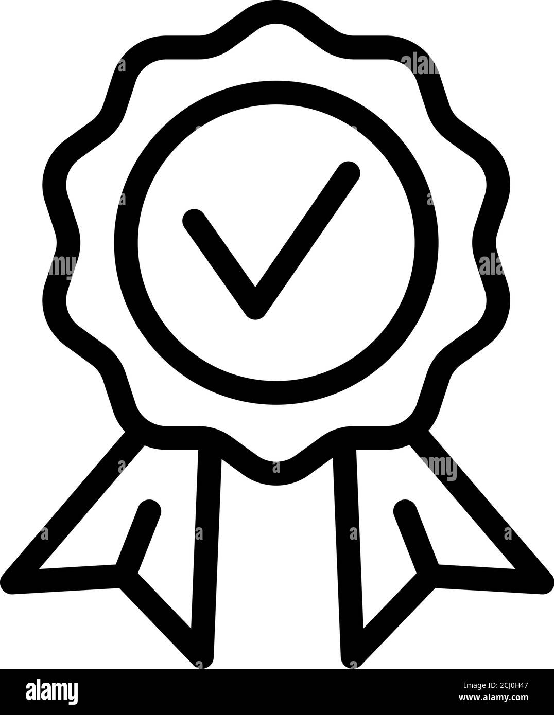 Approved standard icon, outline style Stock Vector Image & Art - Alamy