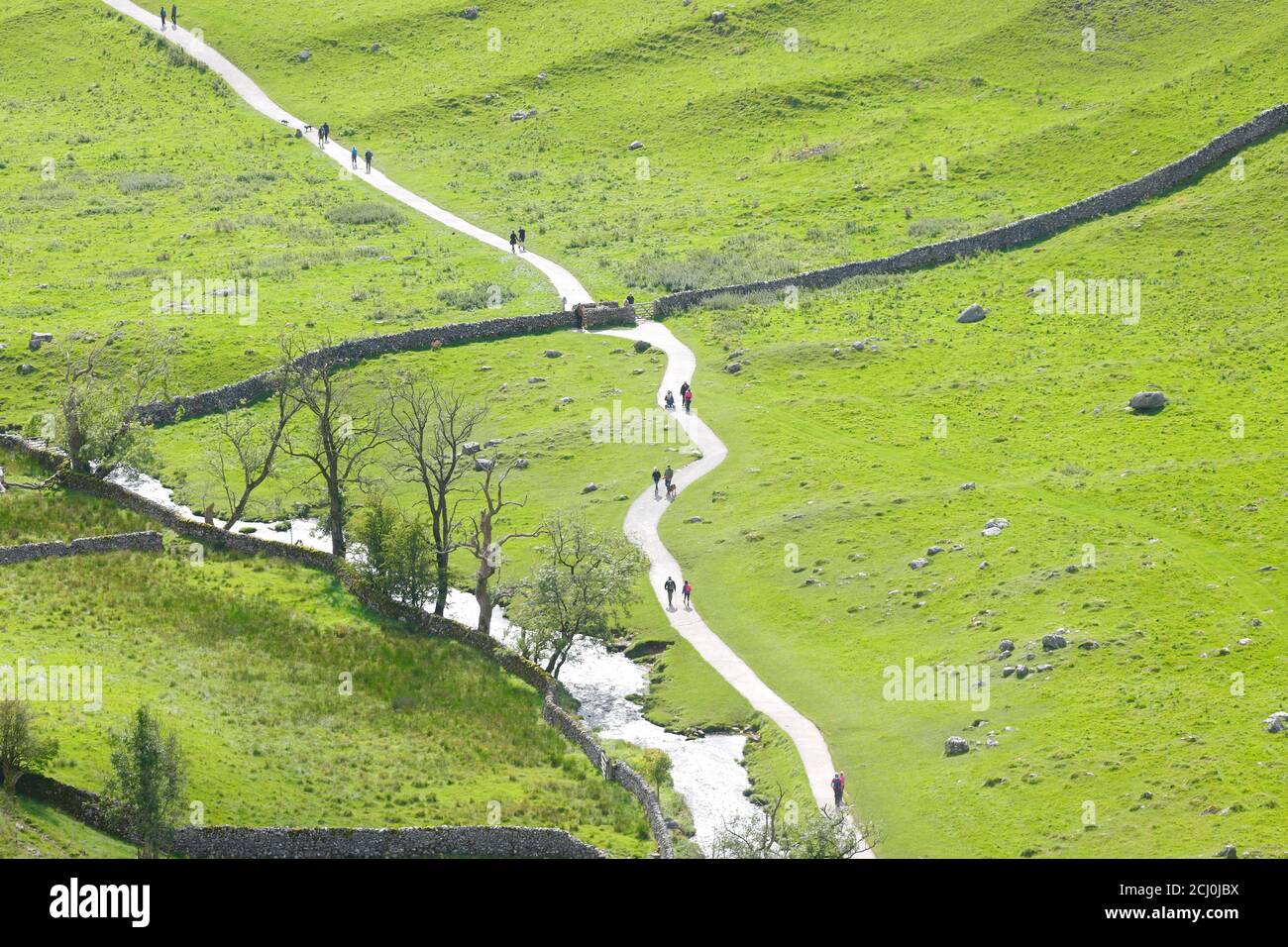 Malham Cove in the Yorkshire Dales National Park Stock Photo - Alamy