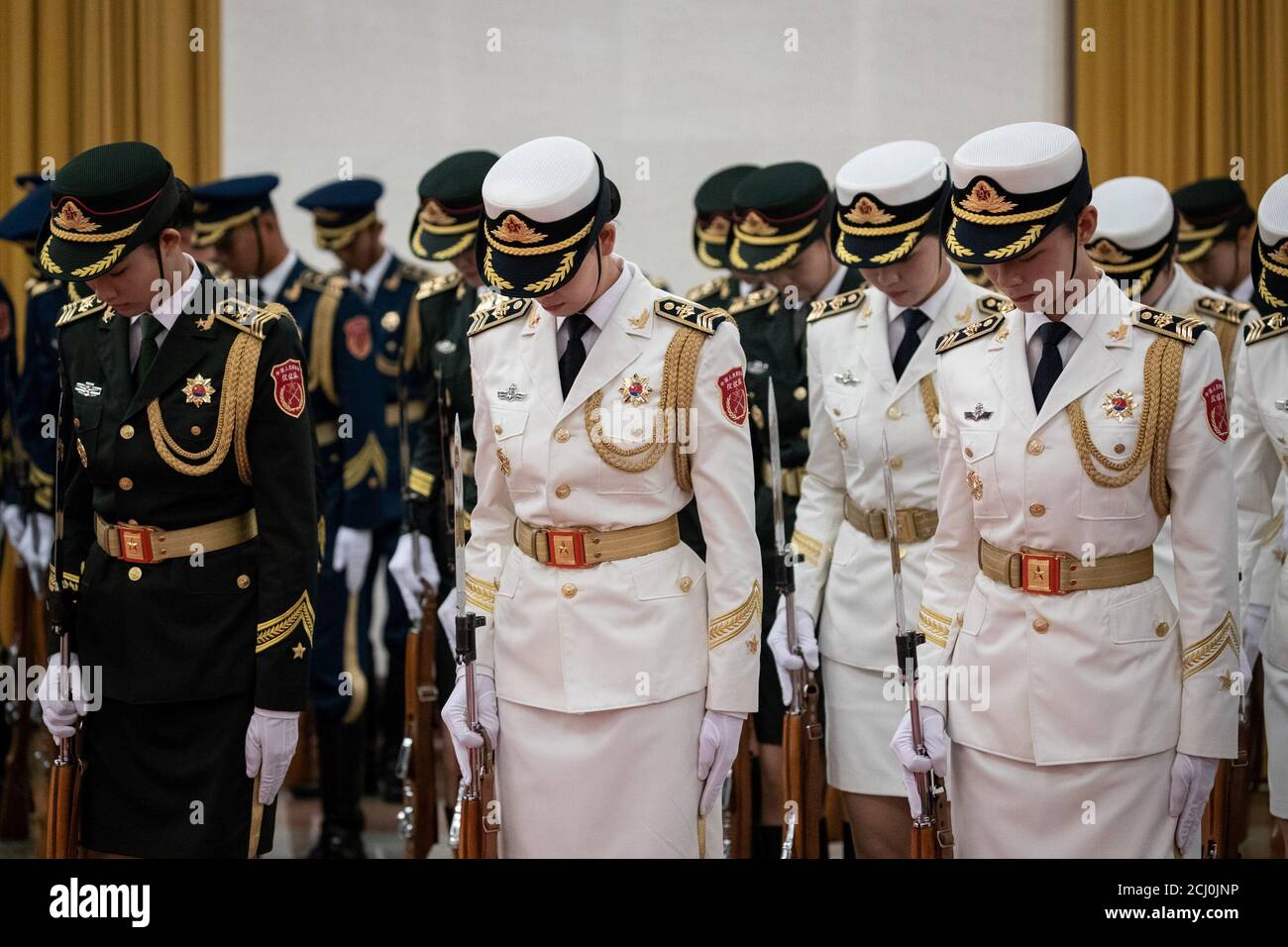 Female china honor guard hi-res stock photography and images - Alamy