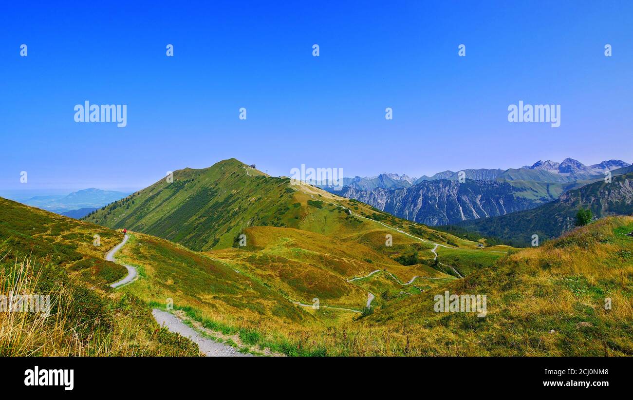 Oberstdorf, Germany: Hiking in the Allgäu Alps Stock Photo - Alamy