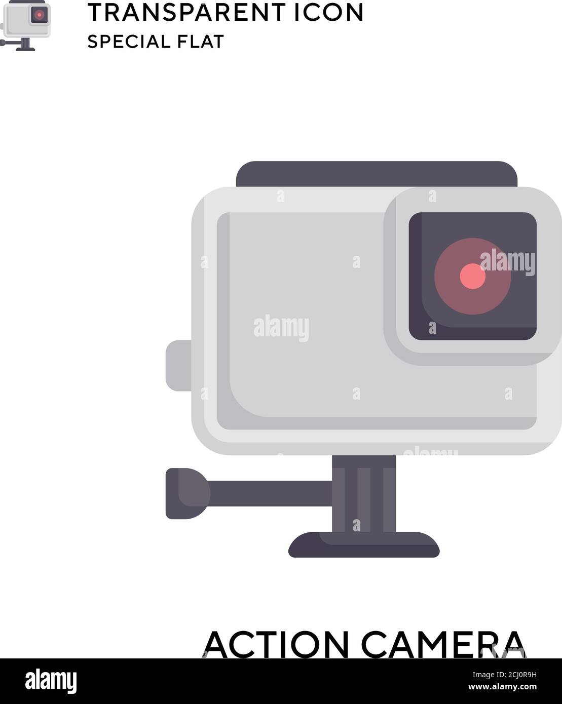 Action camera vector icon. Flat style illustration. EPS 10 vector Stock ...