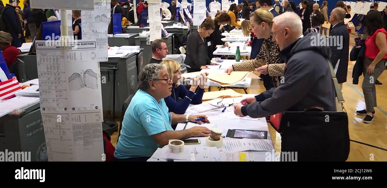 ALL IN: THE FIGHT FOR DEMOCRACY, a crowded Manhattan polling place ...