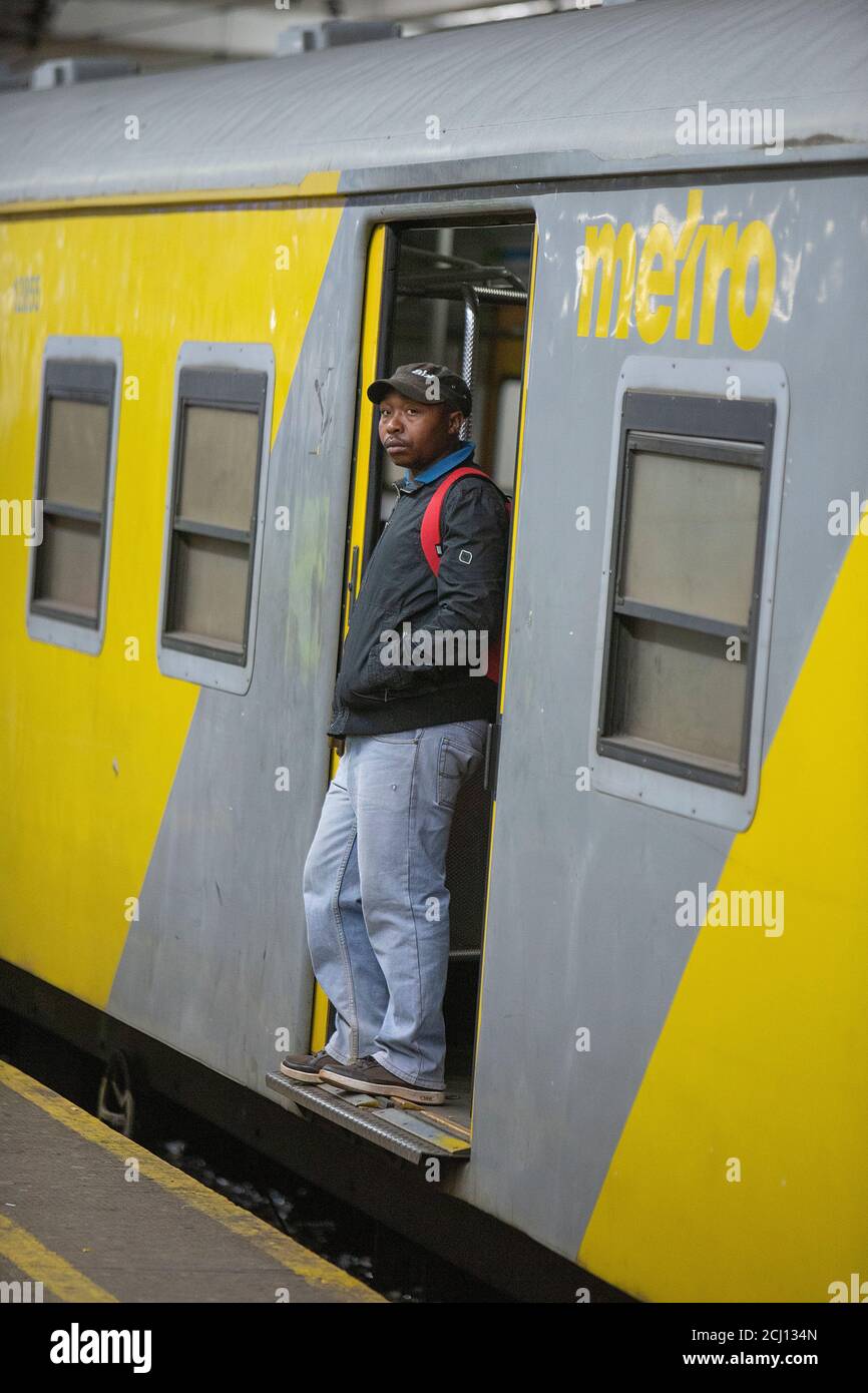 Metro Rail Train in Johannesburg, South Africa Stock Photo - Alamy