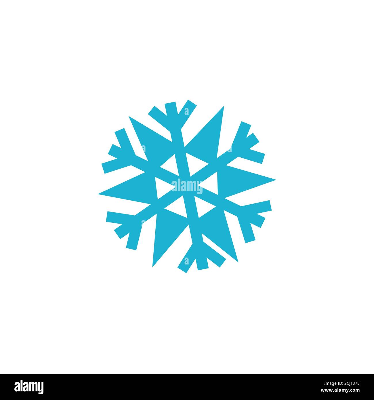 A graphic icon of a snowflake. Vector illustration. Cold Stock Vector ...