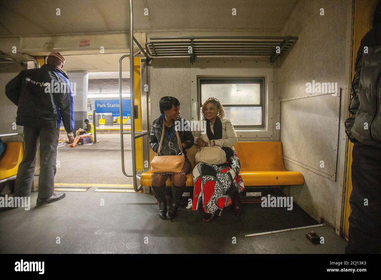 Metro Rail Train in Johannesburg, South Africa Stock Photo - Alamy
