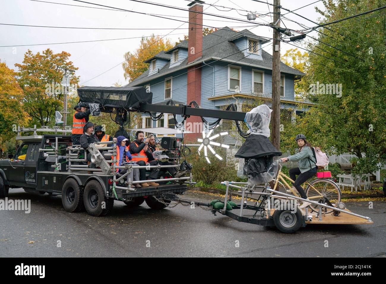 ALL TOGETHER NOW, front row center: director Brett Haley, front row ...