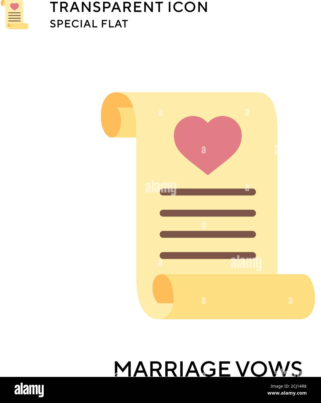 Wedding vows vector vectors hi-res stock photography and images - Alamy