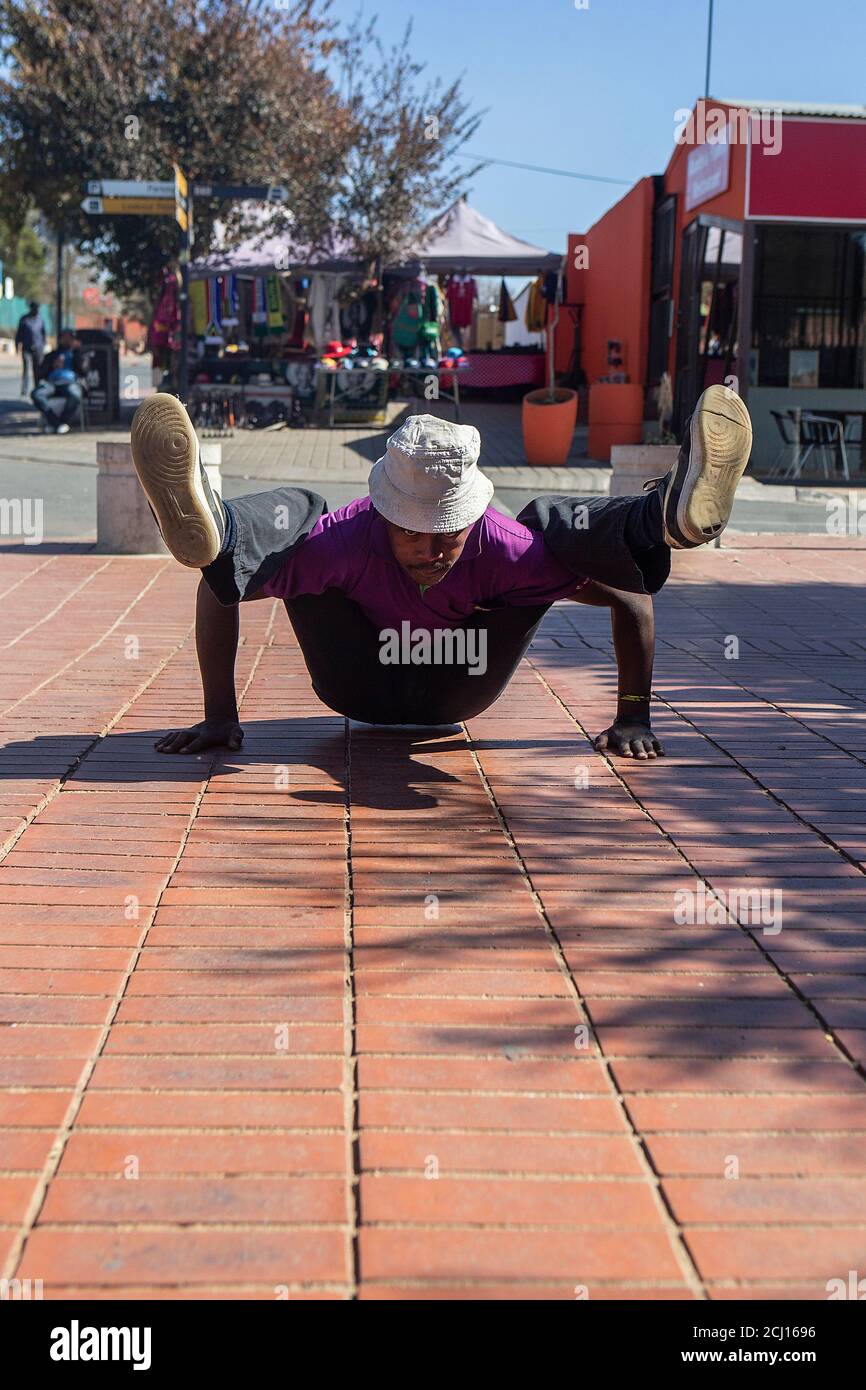 Traditional Pantsula dancing in Soweto township, Johannesburg, South ...
